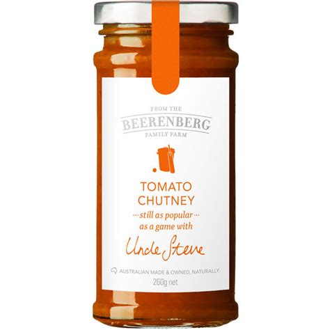 Beerenberg Chutney Tomato 8 X 260g Ding Oh Dong