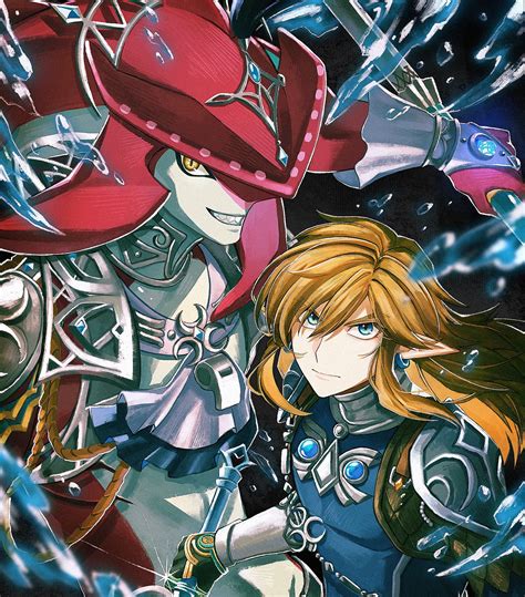 Link And Sidon The Legend Of Zelda And More Drawn By Kuruto Danbooru
