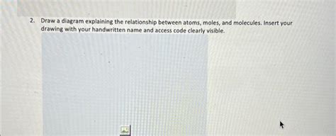 Solved 2 Draw A Diagram Explaining The Relationship Between