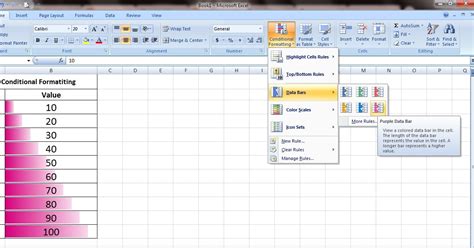 Online Offline Earn Money With Easy Skills What Is Data Bars In Excel