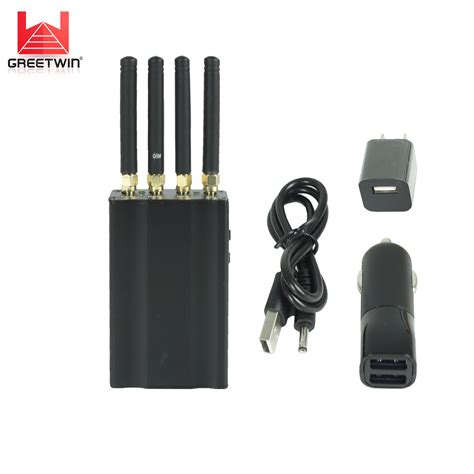Mini Size W Portable Jammer Bluetooth WiFi G G Signal Hand Hold Blocker WiFi Jammer And