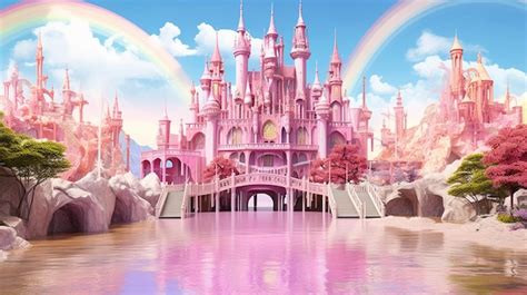 Premium Ai Image Catle In The Pink Color High Definition Photographic