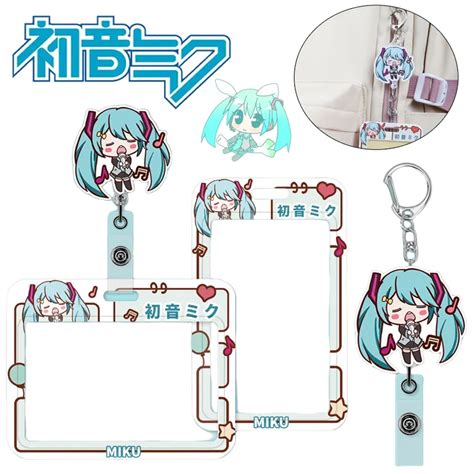 Porte Carte R Tractable Hatsune Ata Ku Danemark Ge De Dessin Anim Bobine D Identit Lani