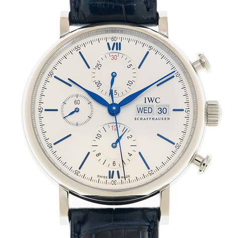 Iwc 萬國錶 Portofino柏濤菲諾經典計時皮帶款iw391037 X藍皮帶x42mm Pchome 24h購物