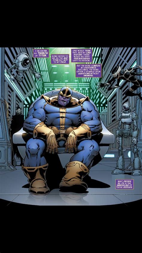 Thanos Contemplating Thanos Chilling Thanos Resting Thanos