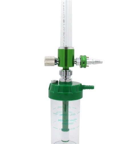 Wall Type Brass Medical Oxygen Flowmeter British Din Ohmeda Connector