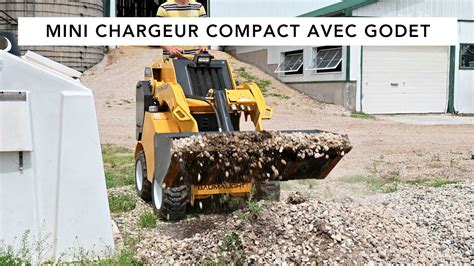 Mini Chargeur Compact Avec Godet Youtube