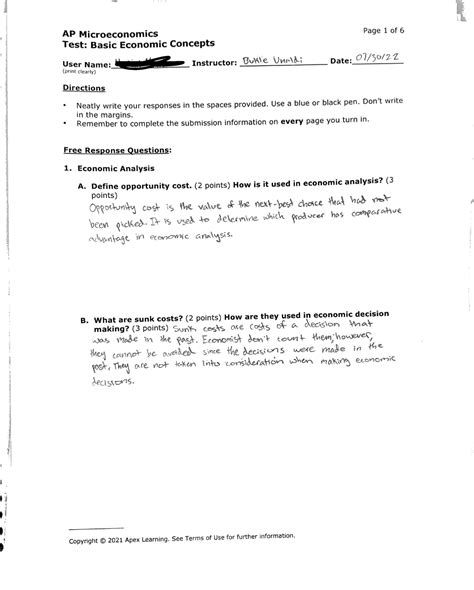 AP Microeconomics Studocu