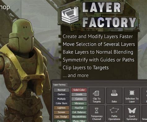 Artstation Layer Factory For Photoshop Cc Resources