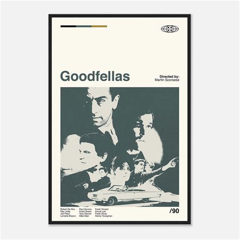 Goodfellas Movie Poster Goodfellas Print Retro Movie Poster Citiesbox