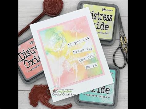 Unity Quick Tip Pastel Ink Smooshing Embossed Wish Sticks Unity Blog