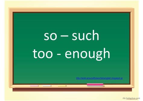 Clauses Of Result So Such That English ESL Powerpoints