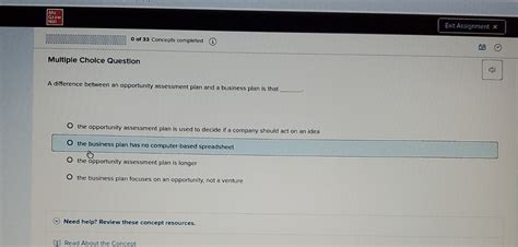 Solved Mcgrawexit Assignment Xmultiple Cholce Questiona