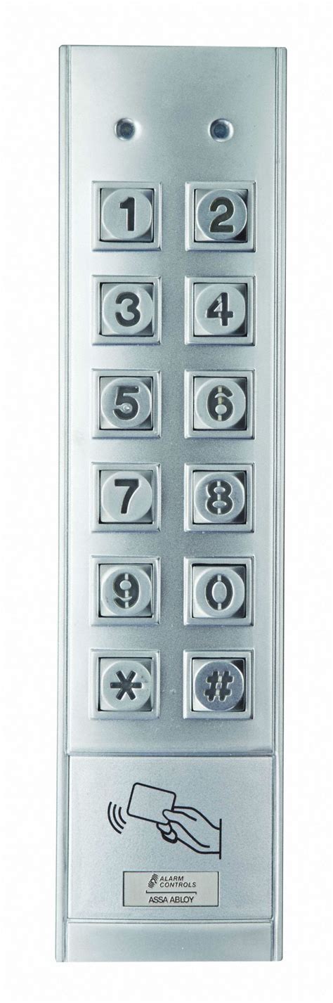 ALARM CONTROLS In Ht In Dp Electromagnetic Access Keypad ZW KP Grainger