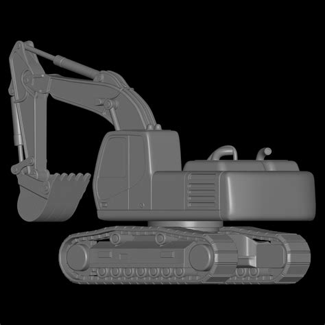 🚜 Excavator Model・ Stl File For 3d Printing・cults