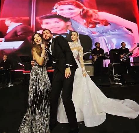 شاهد مفاجآة غير متوقعة من عريس لـ نانسي عجرم أثناء حفل زفافه