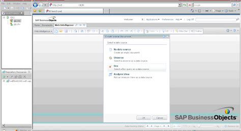 Reporting On Bex Query In Webi 40