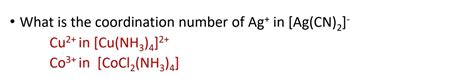 Solved What Is The Coordination Number Of Ag In