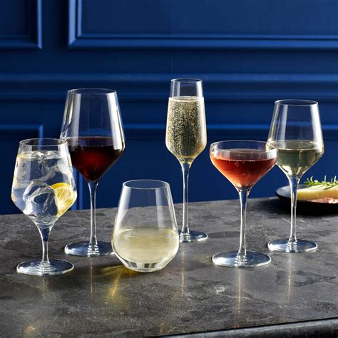 Libbey Signature Greenwich Stemless Wine Glasses 18 Ounce Set Of 6