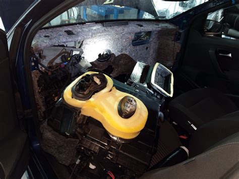 Removing Heater And Air Conditioning Unit