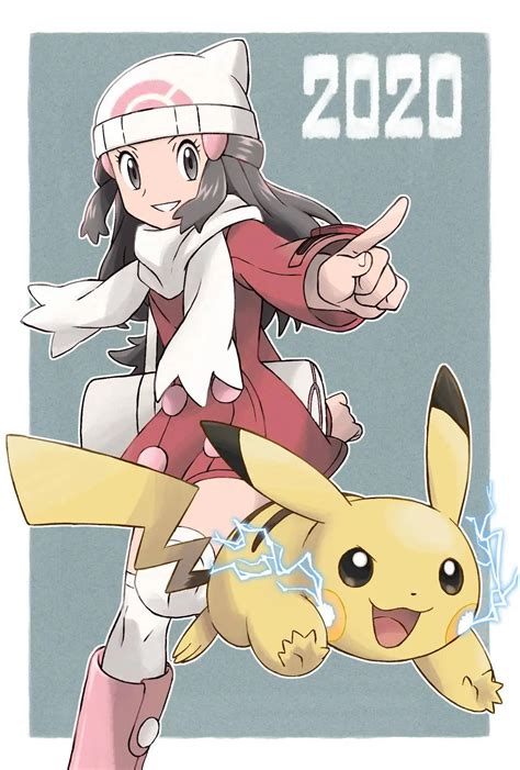 Dawn With Pikachu Scrolller
