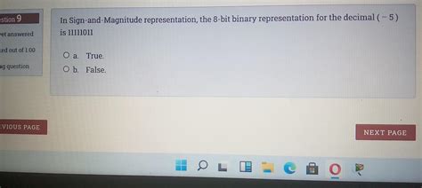 Solved Estion In Sign And Magnitude Representation The Chegg