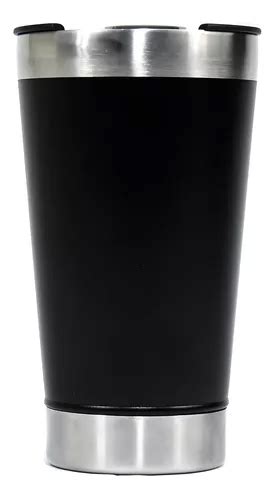 Copo Térmico Tampa E Abridor Cor Preto Aço Inox 473 Ml MercadoLivre