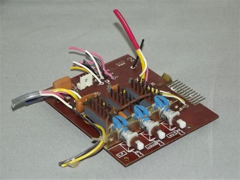 Sae A7 Vintage Integrated Stereo Amplifier Original Switch Board Sw 231