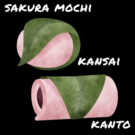 Download Sakura Mochi Kansai Kanto Royalty Free Stock Illustration