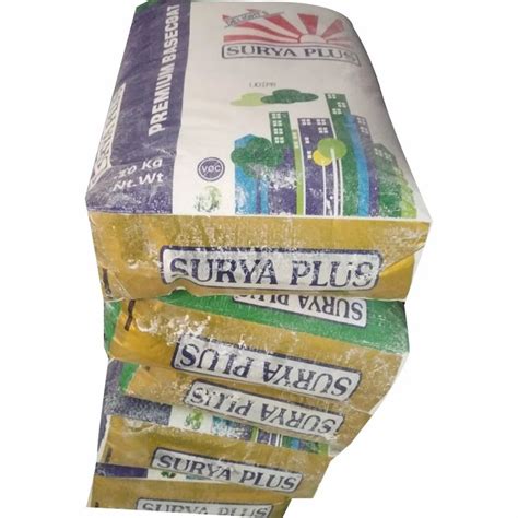 Delights 10kg Surya Plus Premium Basecoat White Cement At Rs 600bag