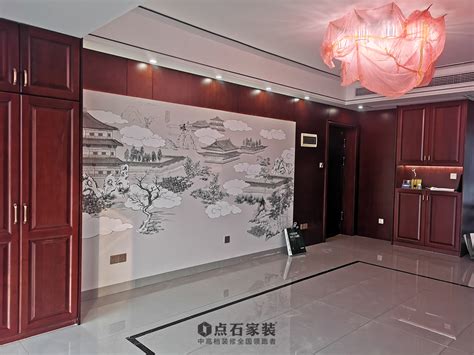 卓越蔚蓝海岸修案例点石家装