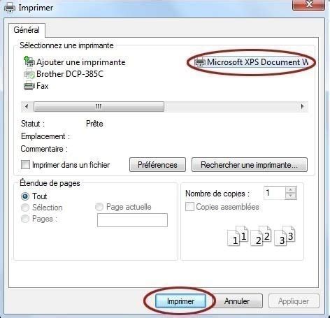 Imprimer Un Document Dans Un Fichier Xps Astuces Pratiques