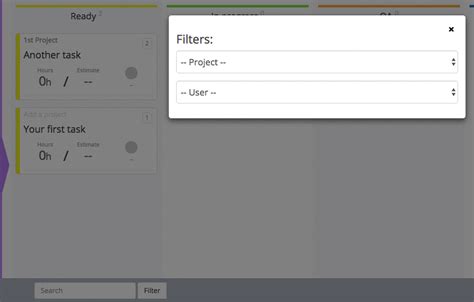 Filtering Tasks Kanban For Wordpress