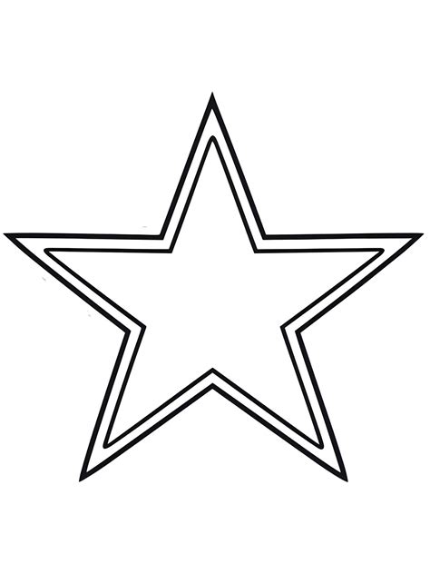 🎨 Dibujo De Estrella Para Colorear E Imprimir