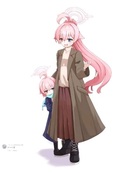 Takanashi Hoshino Blue Archive Gadis Anime Ilustrasi Karakter Komik