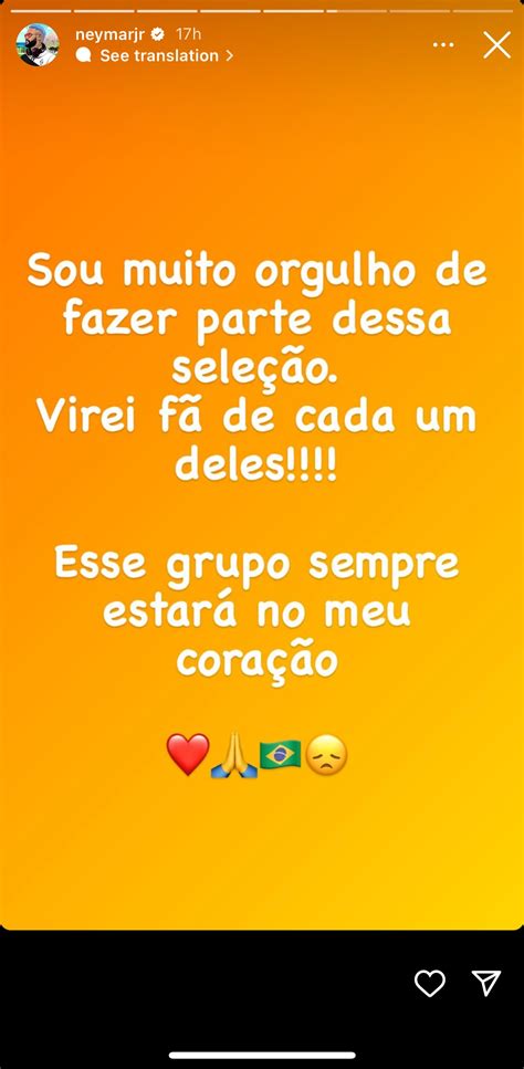 Neymar Posts Private Whatsapp And Instagram Messages With Brazil