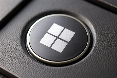 Premium Photo The Windows Button On A Black Laptop Notebook Keyboard