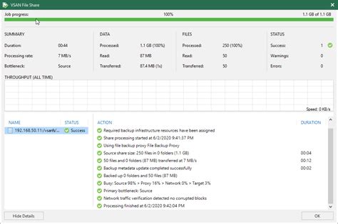 Sysadmin Stories Backup Vsan 7 File Share With Veeam Backup And Replication 10