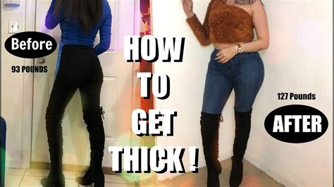 My Weight Gain Journey How I Got Thick Before And After Youtube