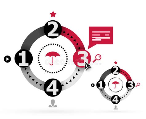 现代来回infographic设计模板 向量例证 插画 包括有 标签 渐进性 艺术 干净 工厂 29290356