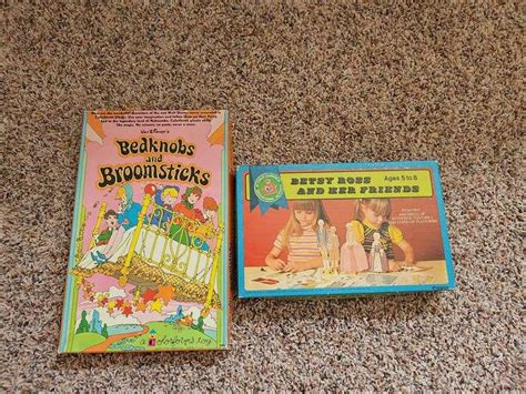 Vintage Betsy Ross And Friends Paper Dolls And Bedknobs And Broomsticks