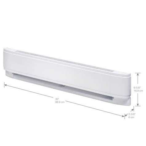 Dimplex 35 In 240 208 V 1250 938 W Linear Convector Baseboard Heater White 400001233 Rona
