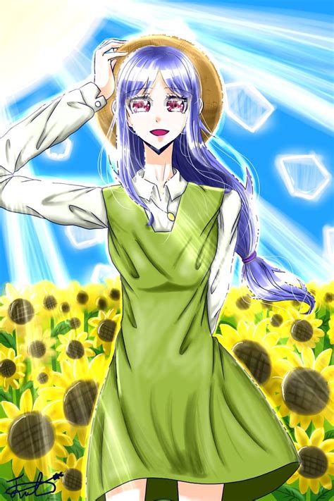 여름의 해바라기 밭