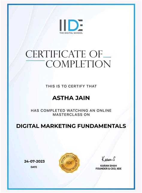 Astha Jain On Linkedin Digitalmarketing Digitalmarketingbasics Iide Learning Selfimprovement