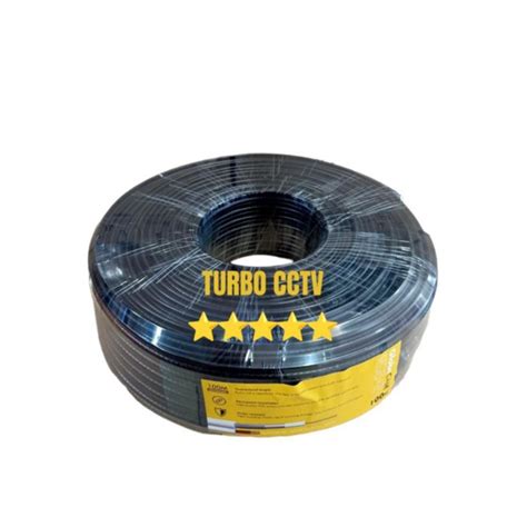 Jual KABEL COAXIAL KABEL CCTV KABEL RG POWER METER HITAM Shopee Indonesia