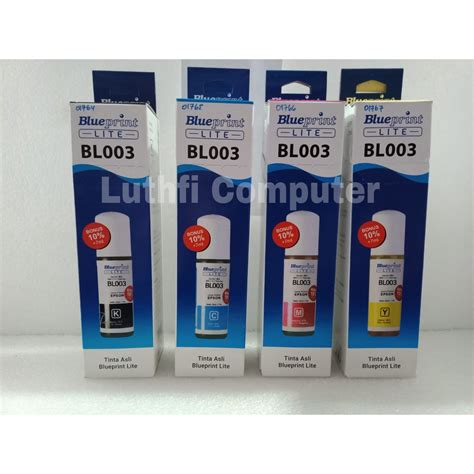 Jual Tinta Printer Epson 003 BLUEPRINT Refill For Printer Epson 72 ML