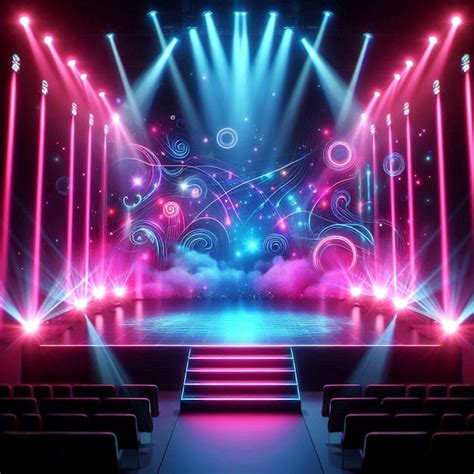 Exciting Concert Stage Design With Highenergy Lighting And Immersive