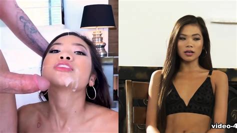 Whazzaaam Split Screen Compilation Vina Sky Interview Facials Eporner