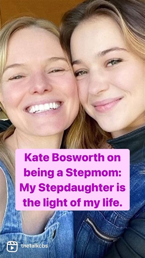 Kate Bosworth On Being A Stepmom My Stepdaughter Is The Light Of My
