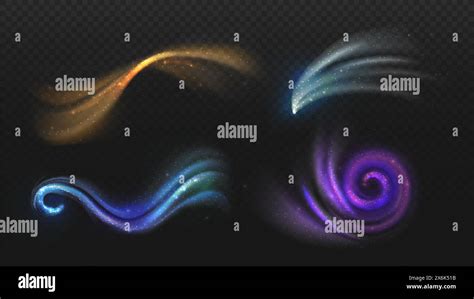 Realistic Light Effects Vector Set Stock Vector Image And Art Alamy